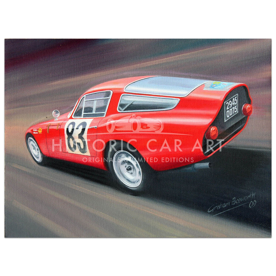 Graham BOSWORTH -Alfa Romeo TZ 750015 | 1964 Coupe des Alpes | Artwork ...