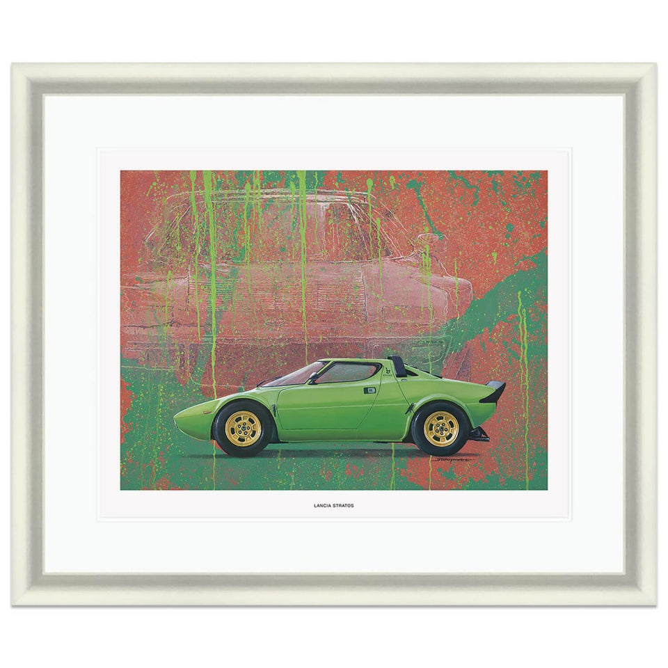 Simon BRITNELL -Lancia Stratos | Art Print – Historic Car Art