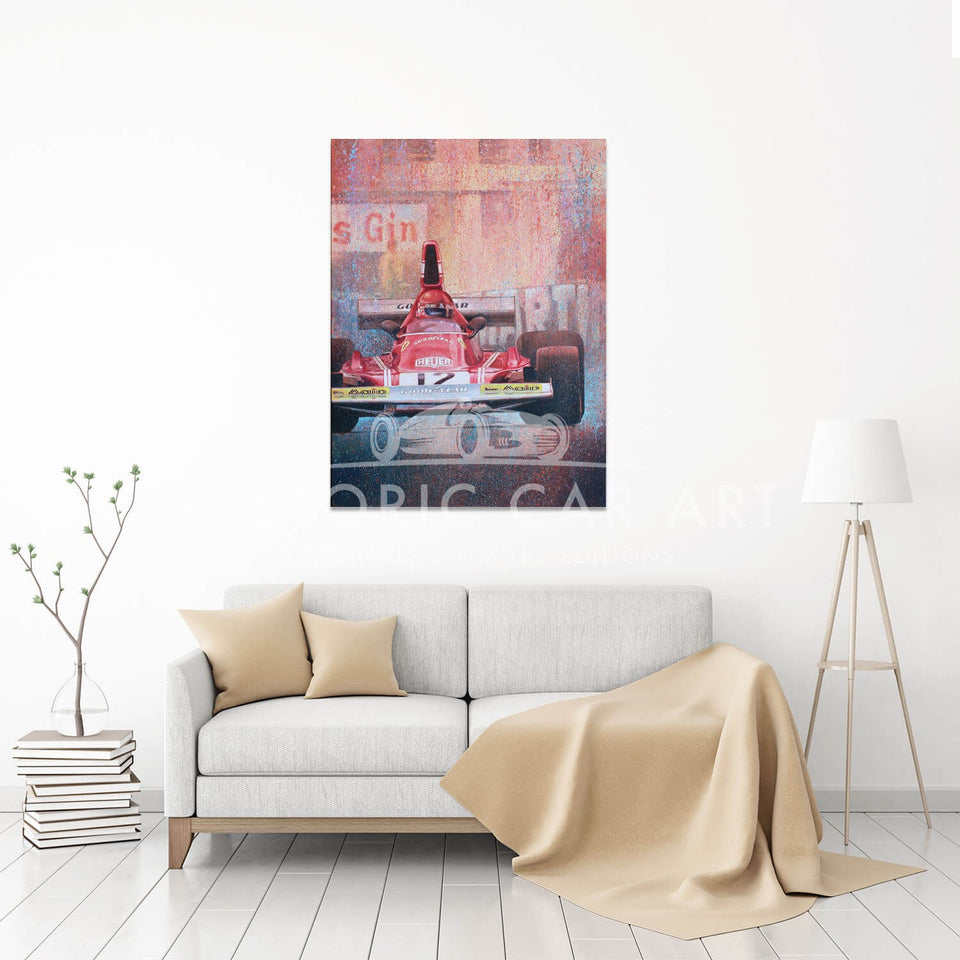 Simon BRITNELL -Ferrari 312B3 | Niki Lauda | Formula 1 | Art Print ...