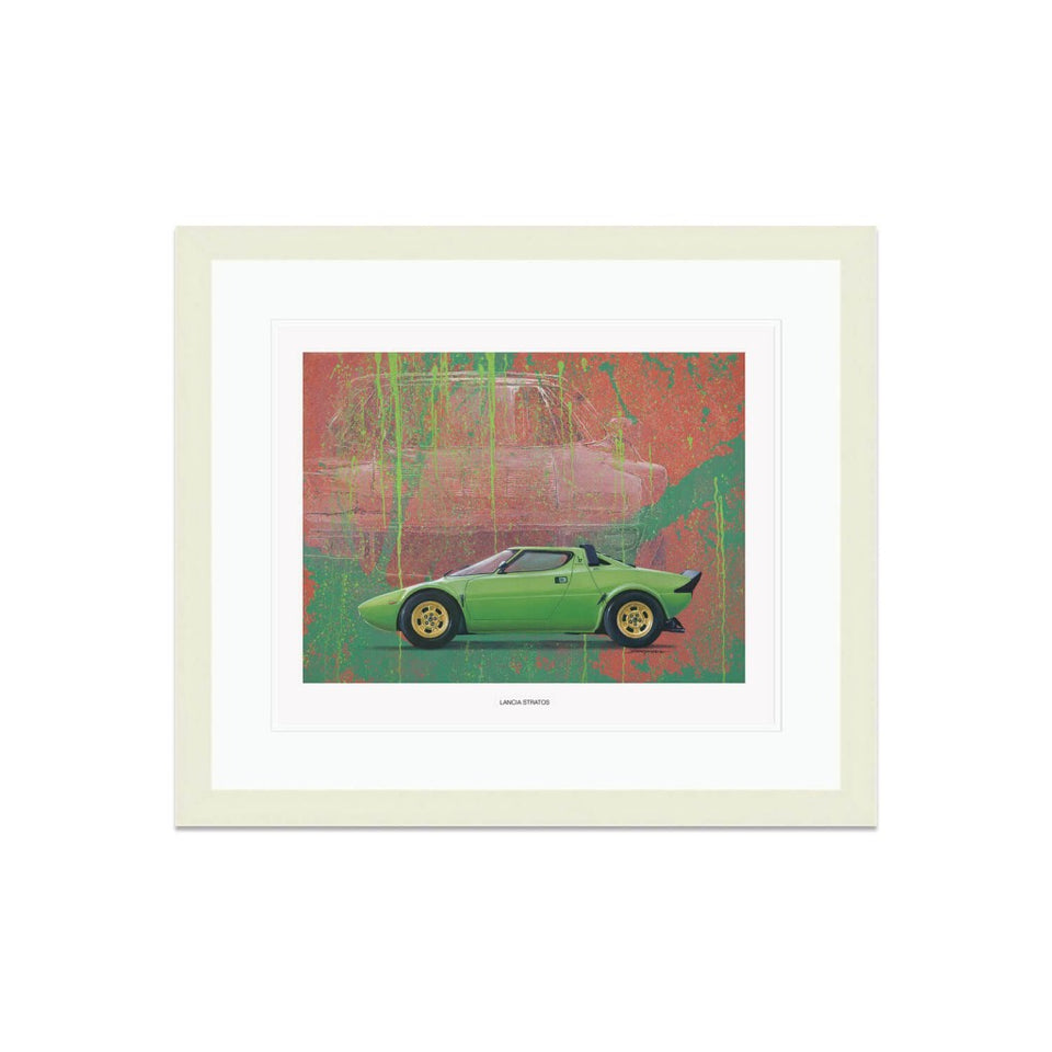 Simon BRITNELL -Lancia Stratos | Art Print – Historic Car Art