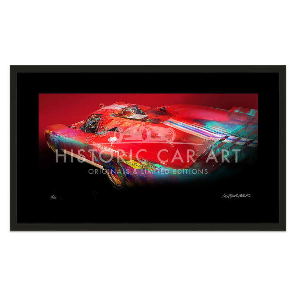 Andrew BARBER -Ferrari 512S Coda Lunga | Le Mans 24H | Art Print ...