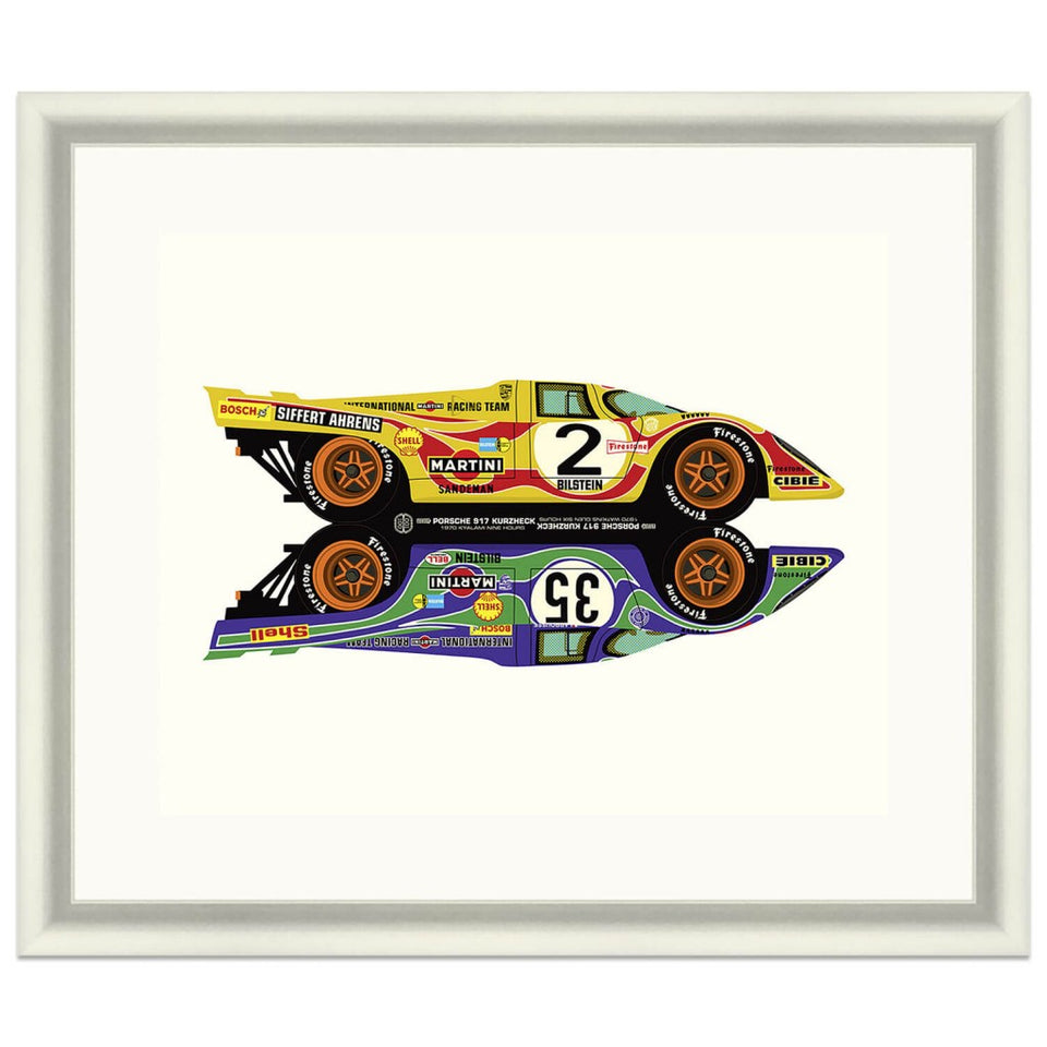 Studio BILBEY -Porsche 917 Hippy Cars | Le Mans | Art Print – Historic ...