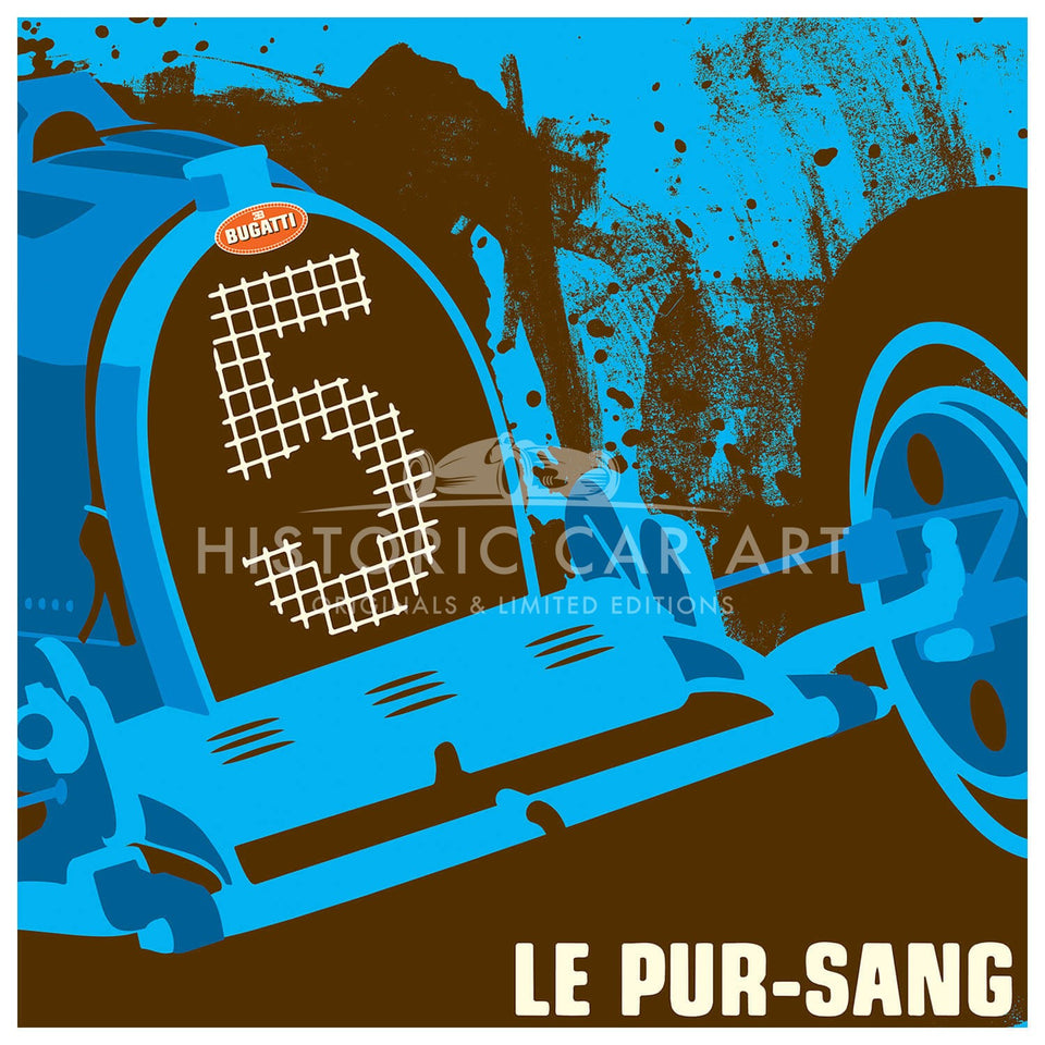 Studio BILBEY -Bugatti Pre-war Advertising Poster | Art Print ...