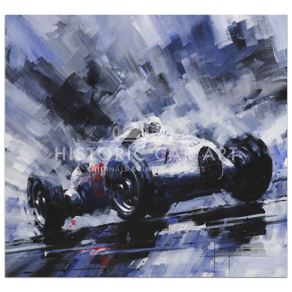 John KETCHELL -Onwards & Upwards | Hans Stuck | Auto Union | Print ...