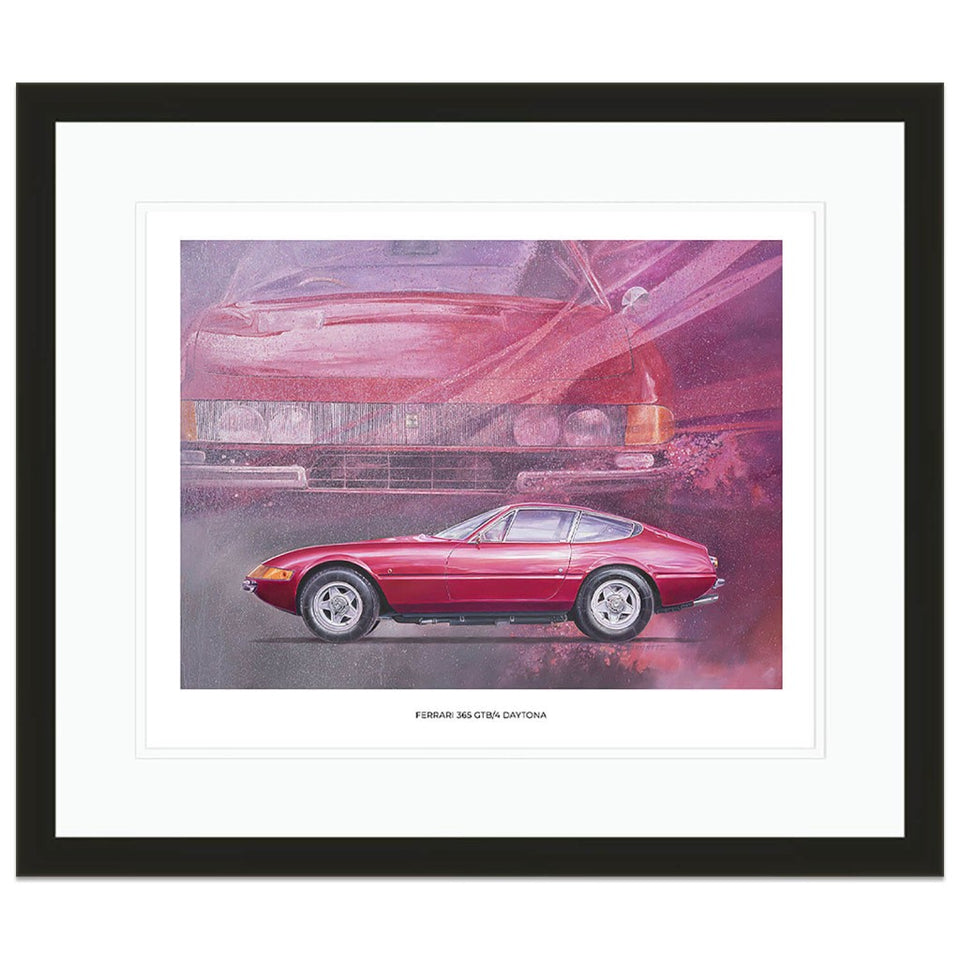 Simon BRITNELL -Ferrari Daytona 365 GTB/4 | Art Print – Historic Car Art