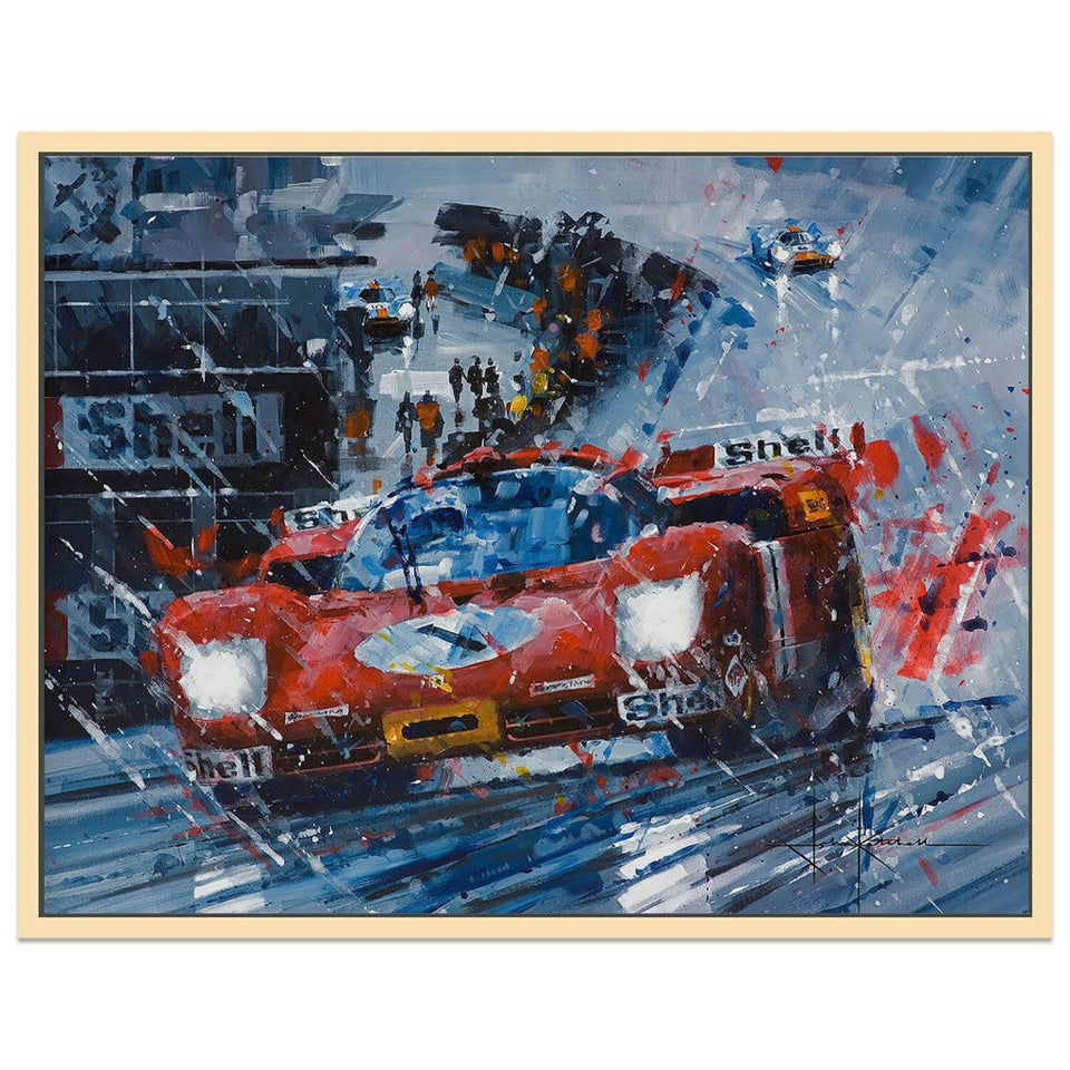 John KETCHELL -A Thorough Soaking | Ickx & Oliver | Ferrari | Print ...