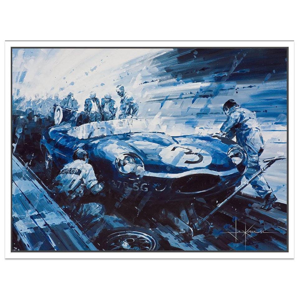 John KETCHELL -Pit Stop | Bueb & Flockhart | Jaguar | Print – Historic ...