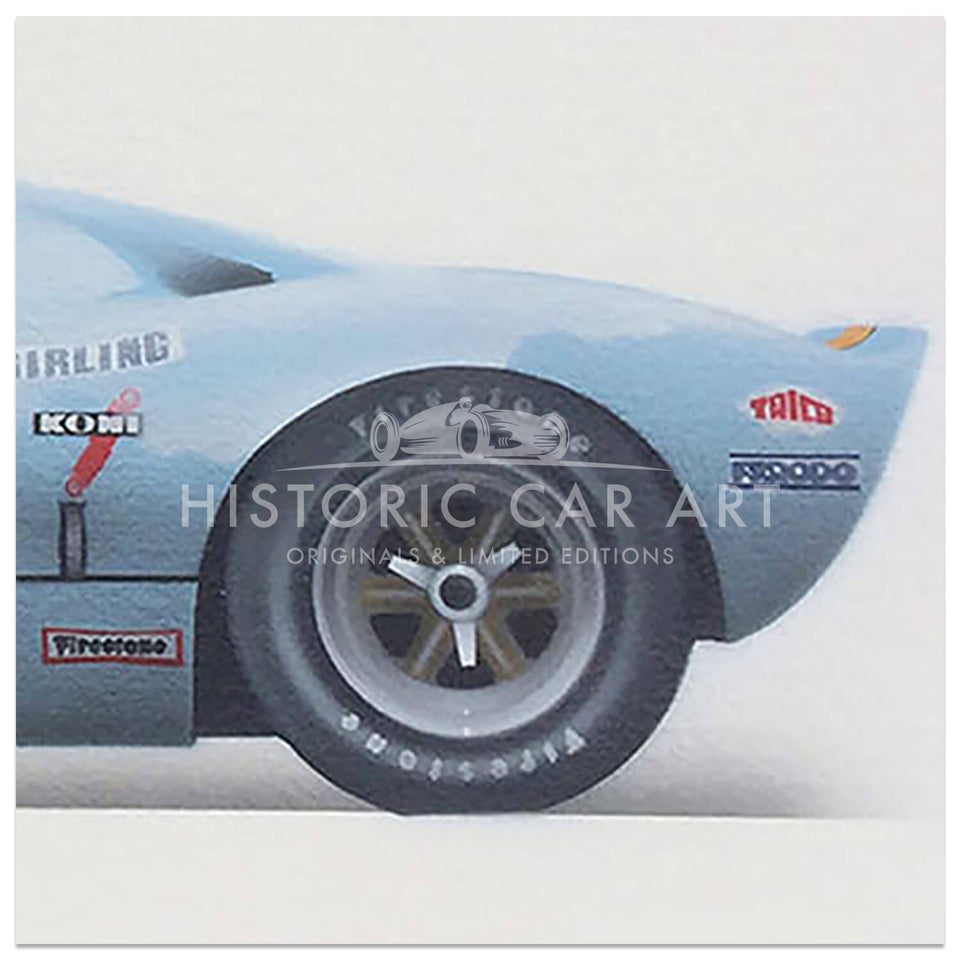 Andy SHORE -Gulf Ford GT40 | Ickx / Oliver | Le Mans 24 Hours 1969 ...