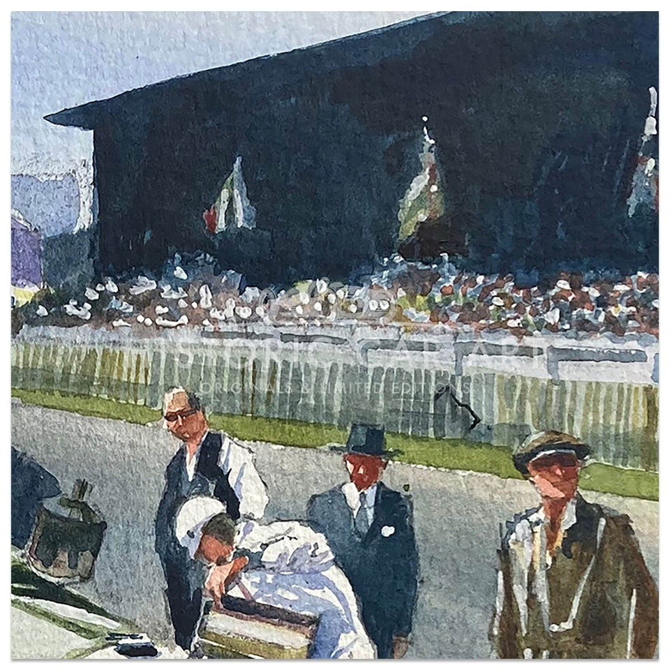 Neil Collins -Bentley in the Pits | Le Mans | 1930 | Artwork – Historic ...
