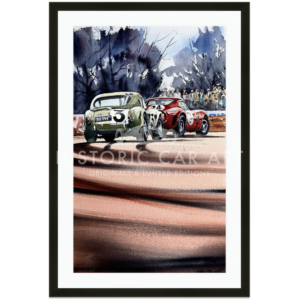Neil Collins -Cobra Shows its Teeth | Cobra | Artwork – Historic Car Art