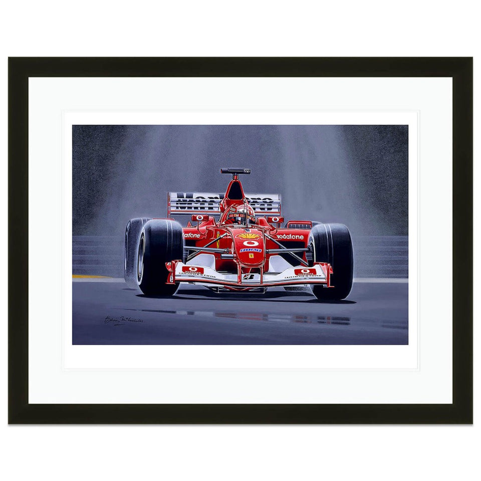 Kevin McNicholas -Rainman | Michael Schumacher | Ferrari | Art Print ...