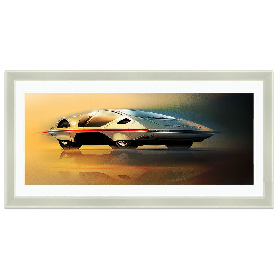Frederic DAMS -Ferrari 512S Modulo Pininfarina Concept | Art Print ...